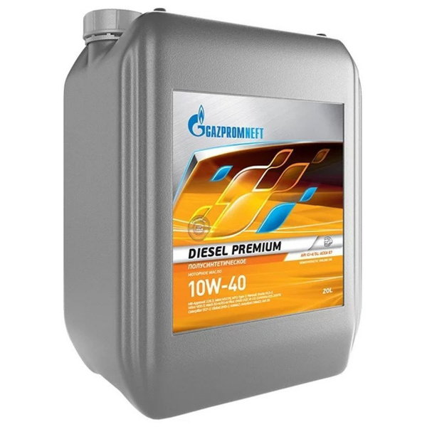 Масло моторное Gazpromneft Diesel Premium 10W-40 Полусинтетическое 20 л купить c доставкой на ...