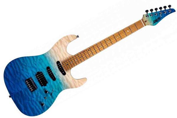 Электрогитара Stratocaster JET JS-1000 Q TBL - купить с доставкой по ...