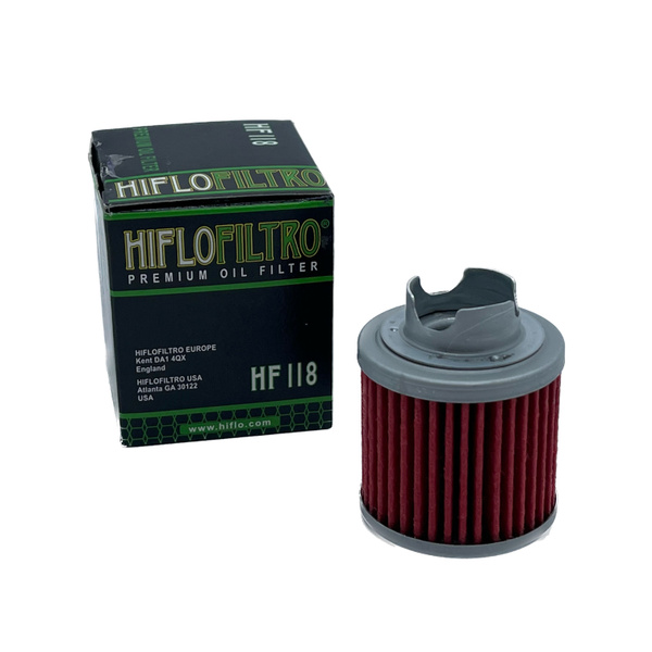 Фильтр масляный HIFLO FILTER Фильтр масляный Hi-Flo HF 118 для YX160 ...
