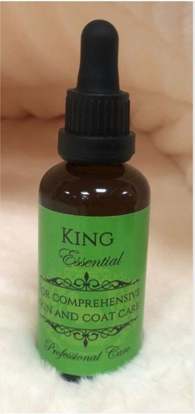 KING Essential Капли для роста шерсти и ухода за кожей для собак и ...