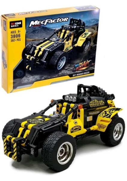 Конструктор MecFactor 4x4 Гоночный внедорожник с инерционным механизмом ...