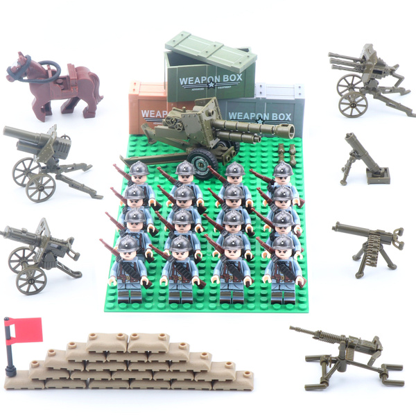 Военные фигурки 16 шт. + оружие / игровой набор Великая Отечественная ...