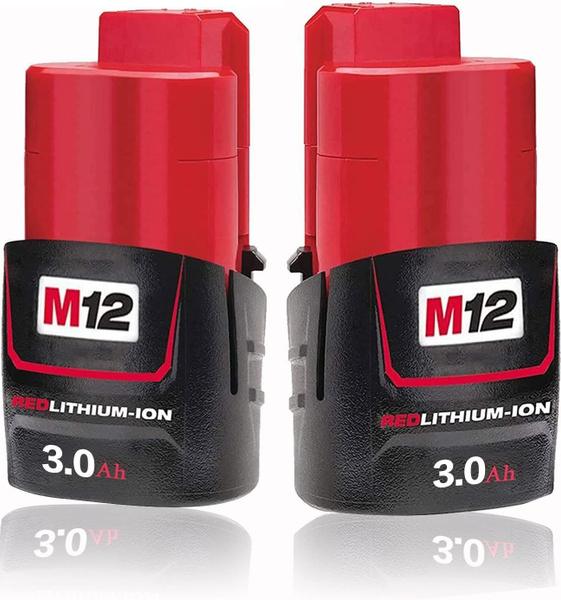3 шт. Аккумулятор для Milwaukee M12 C12 12V 3.0Ah Li-ion(p/n:M12 M12B2 ...