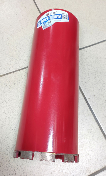 Коронка алмазная 132*350мм M22 (10 сегментов) мокрый рез Kannon купить ...