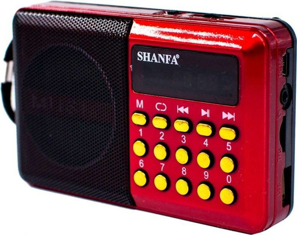 Радиоприемник SHANFA H044UR красный купить по низкой цене с доставкой в ...