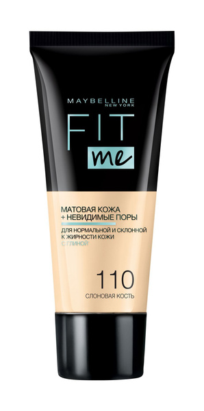 Maybelline New York Тональный крем для лица Fit Me, 110 Слоновая кость ...