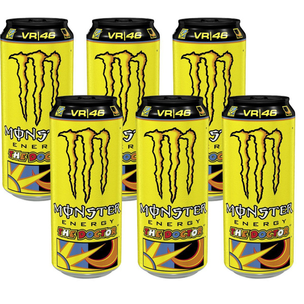 Энергетик Monster Energy The Doktor, 6 штук по 500мл, напиток ...