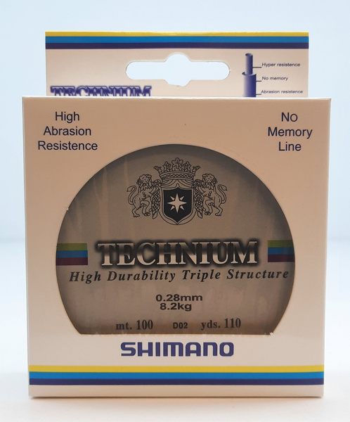 Монофильная леска для рыбалки Shimano technium, 1 шт. по 100 м купить по выгодной цене в ...