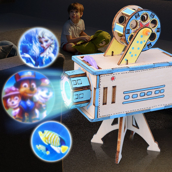 Диапроектор, DIY деревянная модель научного эксперимента, 3 слайда ...