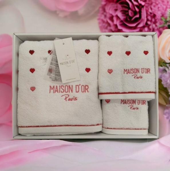 Гостевое полотенце Maison D`or Maison Dor CANDY LOVE Махровая ткань ...