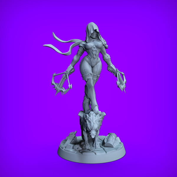Миниатюра DnD "Джанет охотник на демонов" масштаб 32мм - купить с доставкой по выгодным ценам в ...