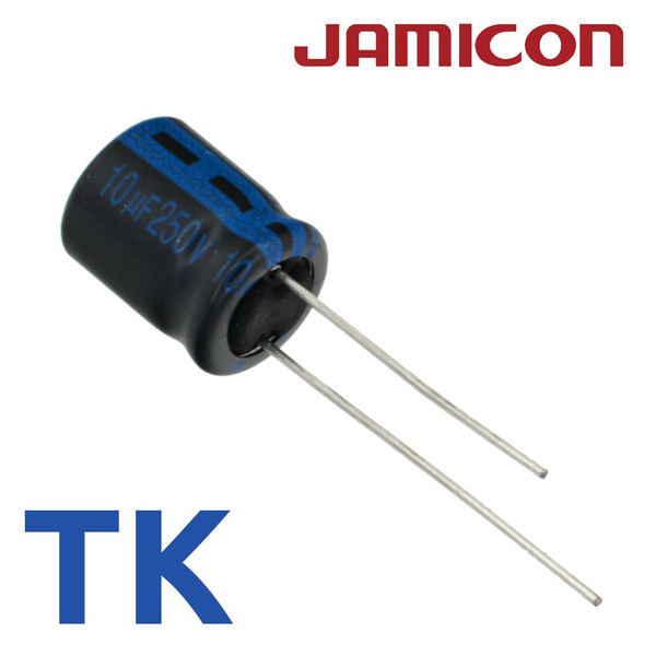 10мкФ 250В / TK / 10x12,5 / 105 С / конденсатор электролитический (10шт ...