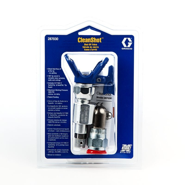 Graco 287030 Запорный клапан CleanShot с наконечником 517 купить по ...
