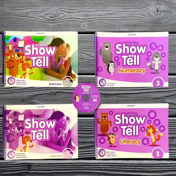 Show and Tell 3 (2nd edition) Полный комплект. Pupils Book, Activity ...