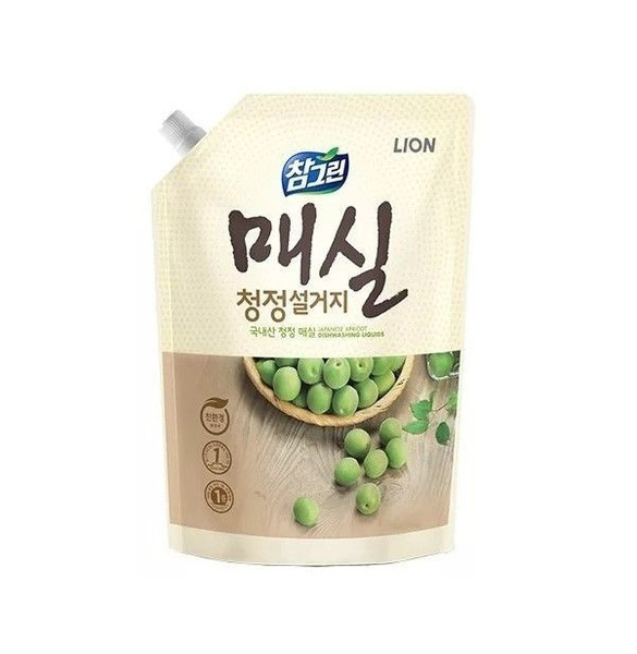 CJ Lion Средство для мытья посуды, фруктов, овощей, Японский абрикос,960 мл/ - купить с ...