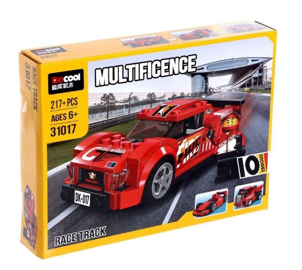 Конструктор Decool Красная машина, 217 деталей, 31017 - купить с доставкой по выгодным ценам в ...