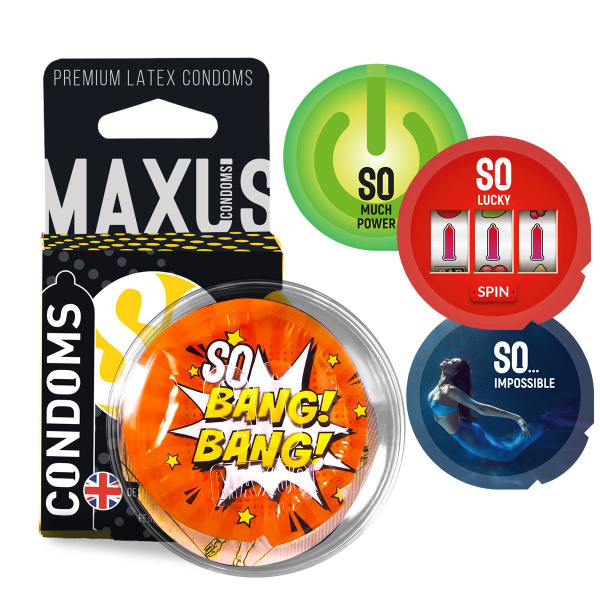 Презервативы в пластиковом кейсе точечно-ребристые MAXUS Special №3 - купить с доставкой по ...