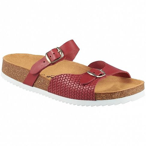 Шлепанцы Женский Ortmann, размер 38 Натуральная кожа Анатомическая стелька, Открытый нос H ...