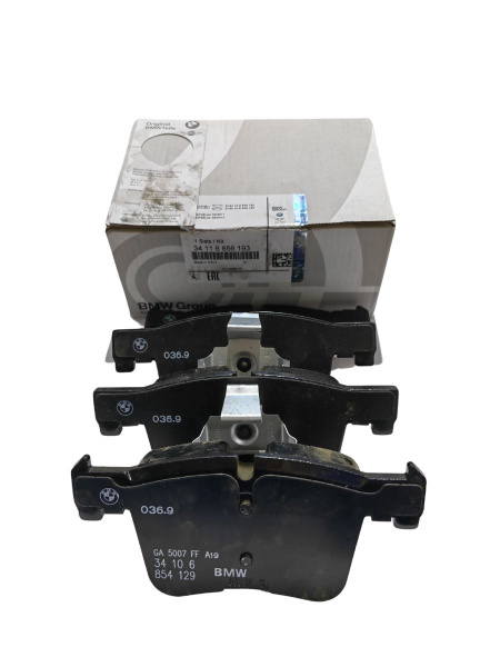 BMW Колодки тормозные дисковые Передние, арт. 34116856193 купить на ...