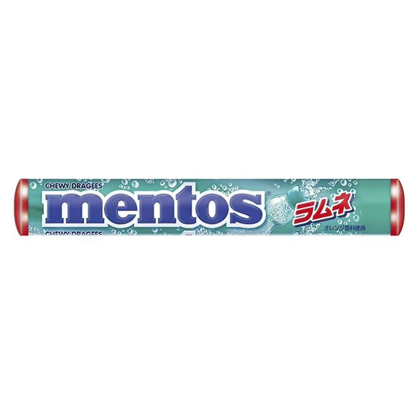 Жевательные конфеты Mentos Ramune со вкусом газировки (Япония), 37,5 г ...