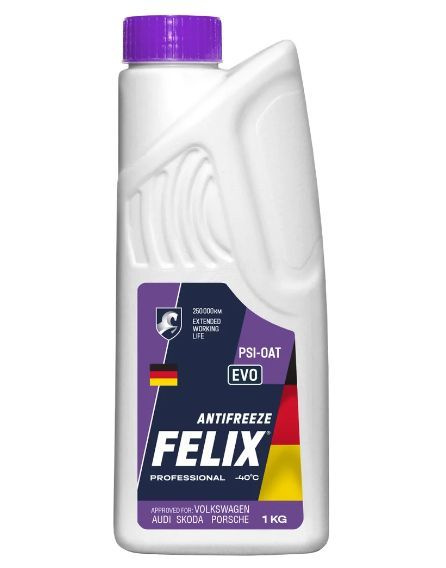 Антифриз FELIX EVO G12++, фиолетовый, 1кг купить на OZON по низкой цене (2699367505)