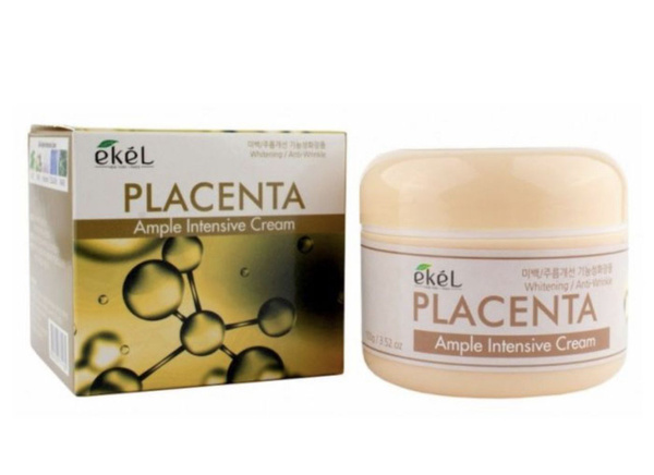 EKEL Ample Intensive Cream Placenta Крем для лица с экстрактом плаценты ...