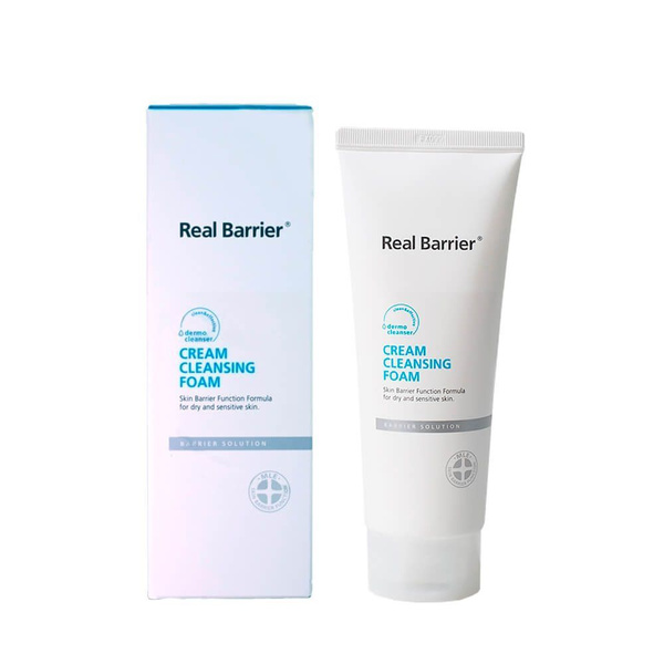 Кремовая пенка с нейтральным pH Real Barrier Cream Cleansing Foam 120 ...