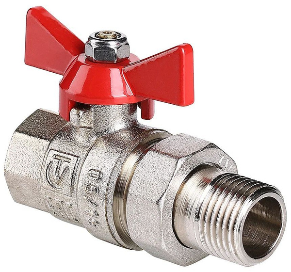 Кран шаровый VALTEC Base VT.227.N с накидной гайкой Ду 20 (3/4") - купить по низкой цене в ...