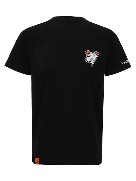 Футболка Virtus.pro, размер 48, цвет черный, Хлопок 95%, Эластан 5% ...