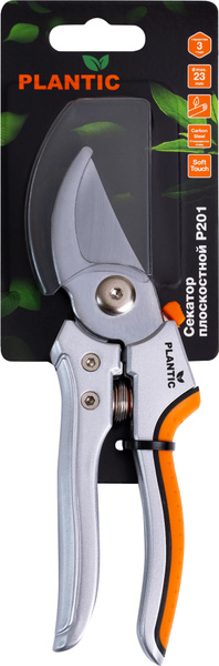 Секатор PLANTIC плоскостной - купить по выгодным ценам в интернет-магазине OZON (1290365706)