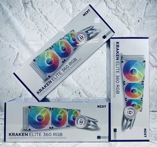 NZXT Kraken Elite RGB White 360mm система водяного охлаждения купить на OZON по низкой цене ...