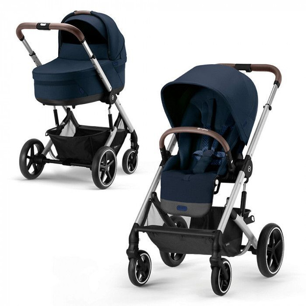 Коляска детская трансформер 2 в 1 Cybex Balios S Lux 2024 Ocean Blue ...