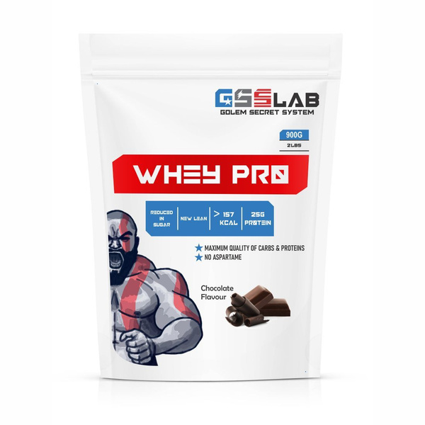 GSS Lab Whey Pro Сывороточный протеин со вкусом шоколада 900 гр - купить с доставкой по выгодным ...