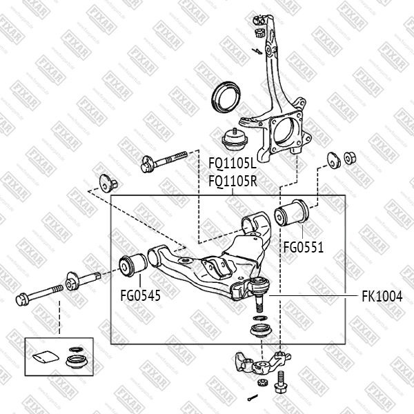 Опора шаровая нижняя левая правая TOYOTA Land Cruiser Prado 150 09 ...