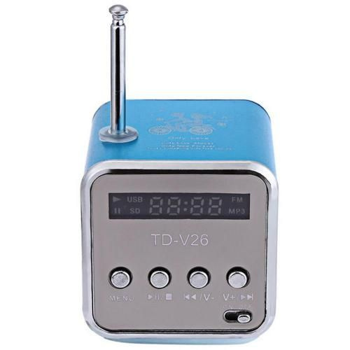 TD-V26 Мини-радиоприемник Bluetooth Беспроводные колонки Цифровое FM ...