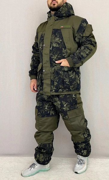 Костюм рыболовный, размер 60 (60/62), Зима, цвет зеленый - купить по ...