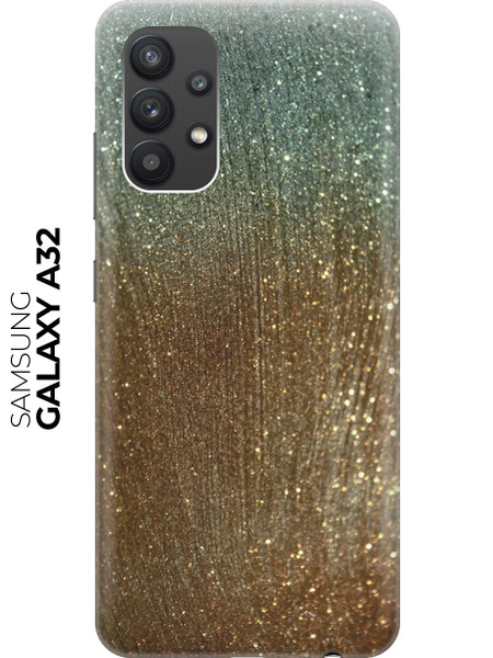 Силиконовый чехол Драгоценные нити на Samsung Galaxy A32 / Самсунг А32 ...