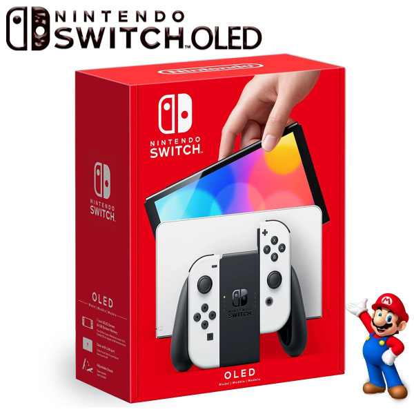 Нинтендо Игровая консоль,Nintendo Switch OLED Model,(Белый + черный ...