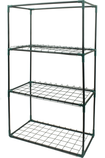 Стеллаж для рассады 3 полки 80x40x24 см, 24х24х80 см купить c доставкой ...