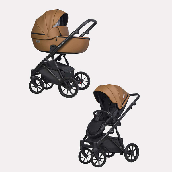 Коляска 2в1 Riko Basic Montana Ecco 18 Caramel - купить с доставкой по ...