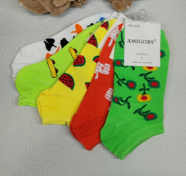 Носки AMIGOBS, 5 пар - купить с доставкой по выгодным ценам в интернет-магазине OZON (1169350947)