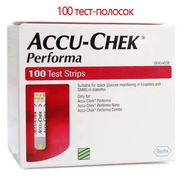 100 тест-полосок Тест-полоски Accu-Chek Performa ( Акку-Чек Перформа ...