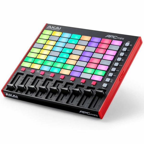 Midi клавиатура Akai Apc Mini Mk2 красный купить с доставкой по
