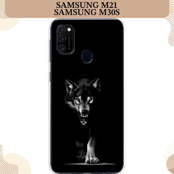 Силиконовый чехол на Samsung Galaxy M21/M30s / Самсунг М21 Волк выходит ...