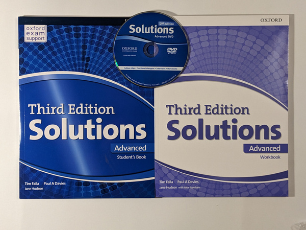 Solutions Third Edition Advanced Student's Book and Workbook купить на ...