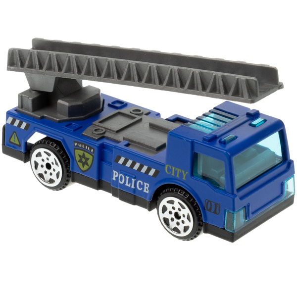Металлическая машинка 1TOY Экстренные службы 1:64, Полицейская ...