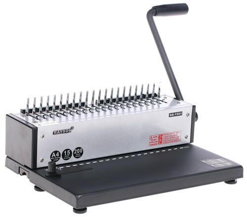 Брошюровщик Rayson SD-1501 А4, пластиковые пружины, пробивает - 15 ...