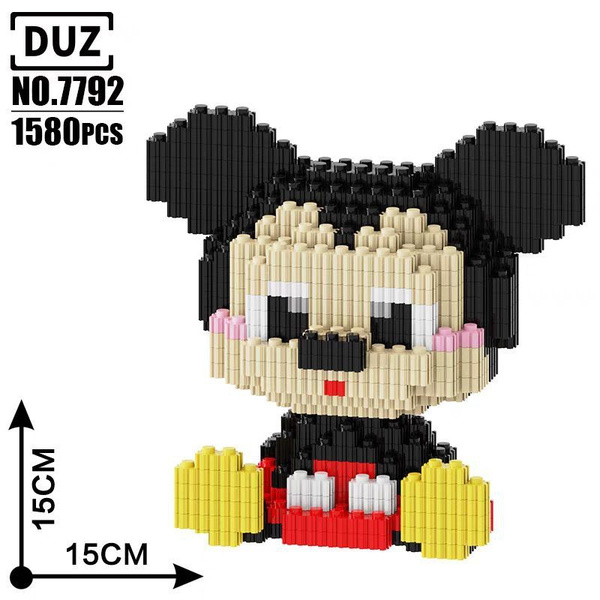 DUZ Magic Block 3D конструктор из миниблоков "Микки Маус" (1580 деталей ...