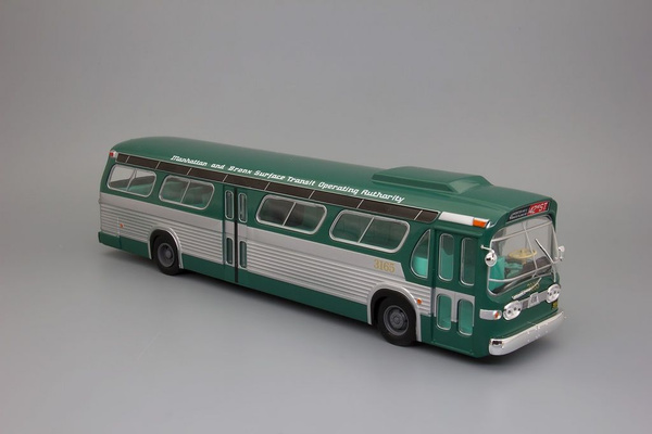 Автобус GENERAL MOTORS TDH-5301 NEW LOOK "FISHBOWL" USA 1965 Green, масштабная модель ...