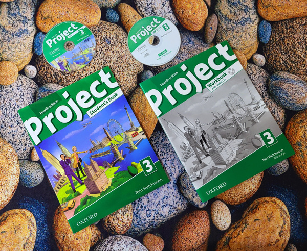 Project 3 Fourth edition, Учебник - Student's Book + Рабочая Тетрадь - Workbook + Диски ...